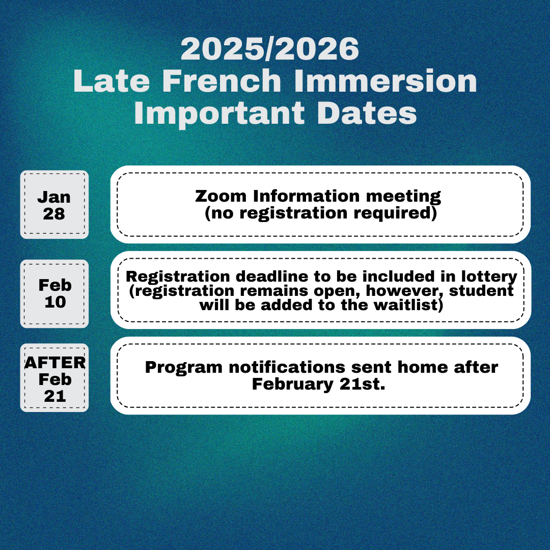 Late French Immersion Meeting | Vedder Middle School