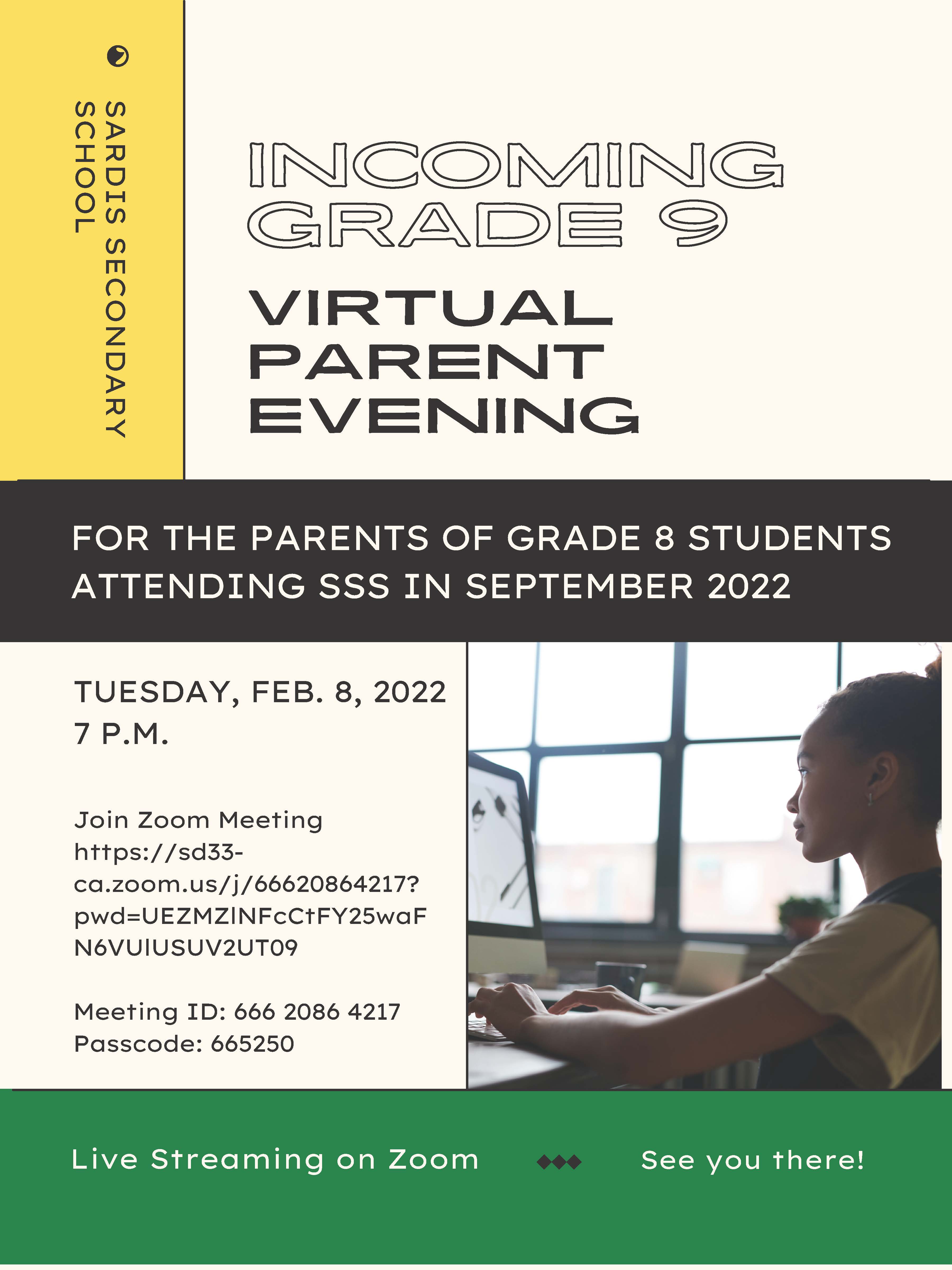 Grade 8 Parent Night at Sardis Secondary | Vedder Middle School